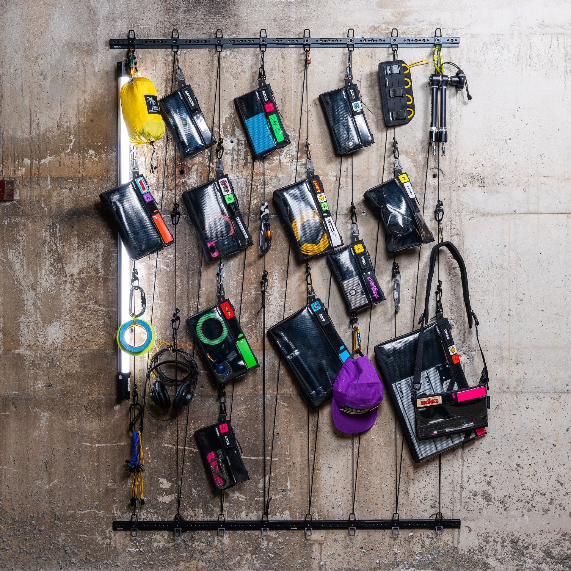 CRDWALL - Space-Efficient Camera Gear Wall Storage System – CRDBAG
