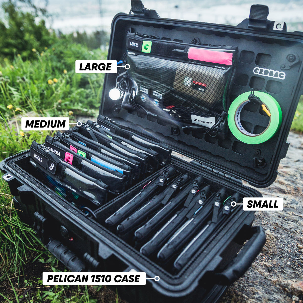 CRDPOUCH XLarge - Camera Bag Organizer, Sub-Packing & Storage Solution ...