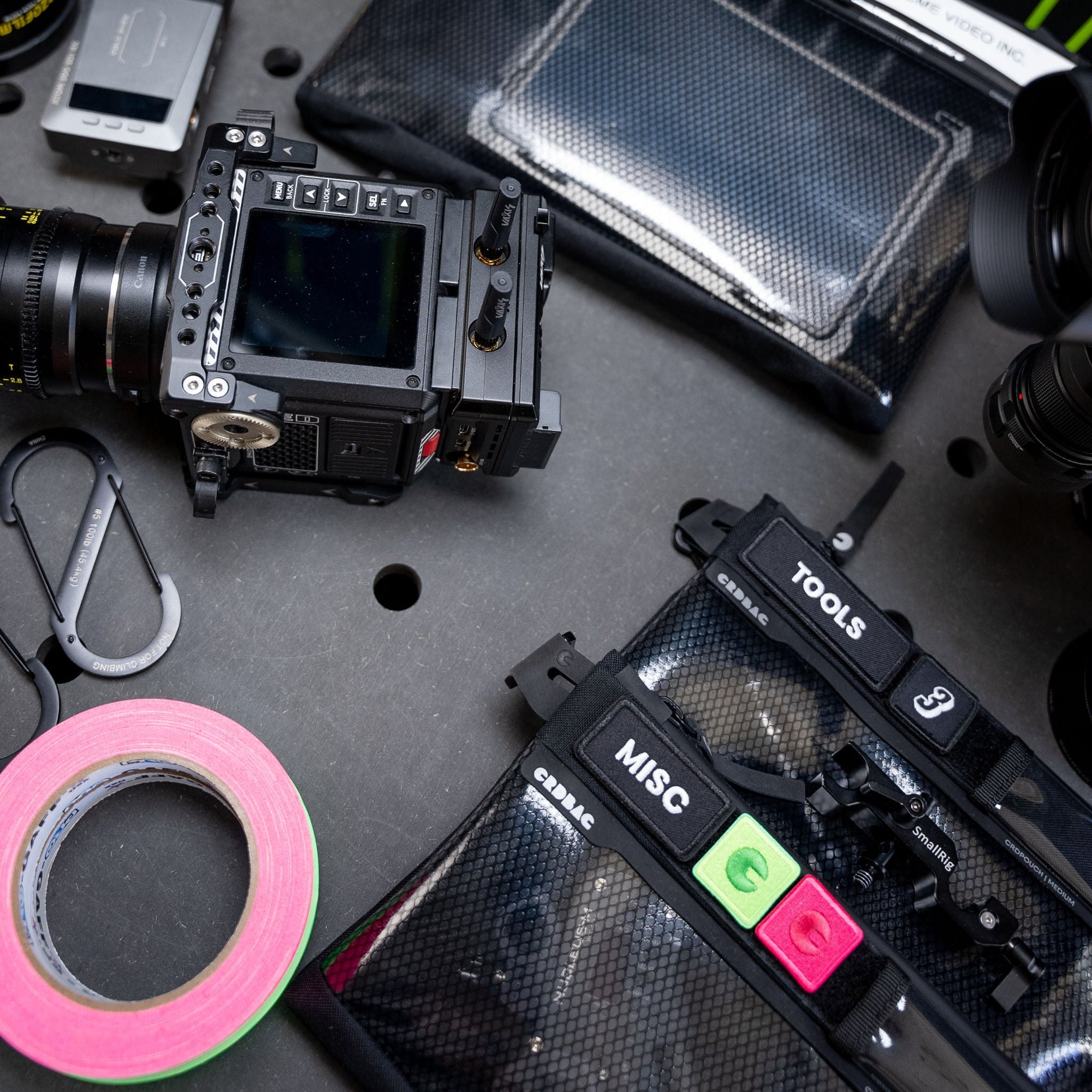 Bag Patches - Camera Gear Organization Velcro Patches - CRDBAG