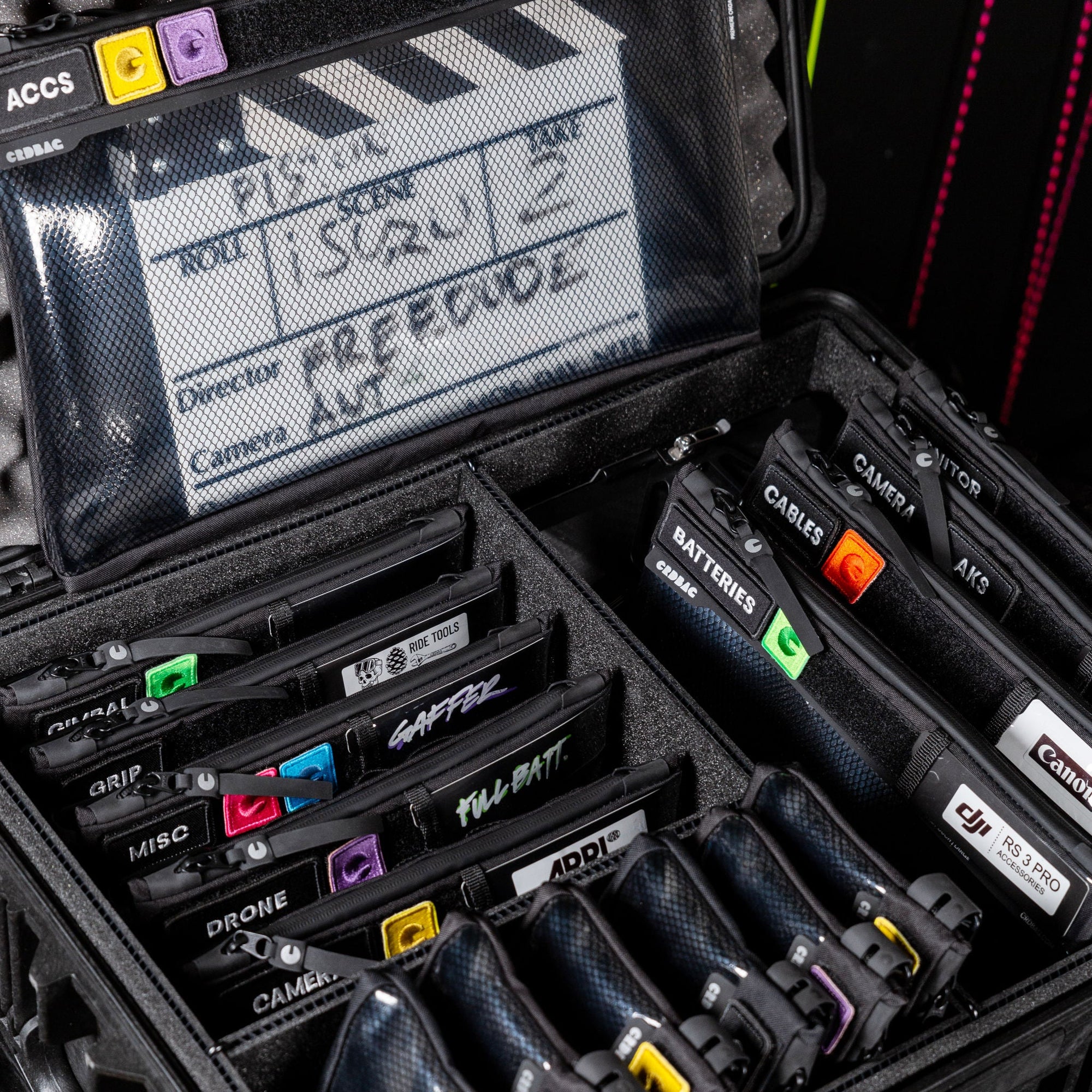 Bag Patches - Camera Gear Organization Velcro Patches - CRDBAG